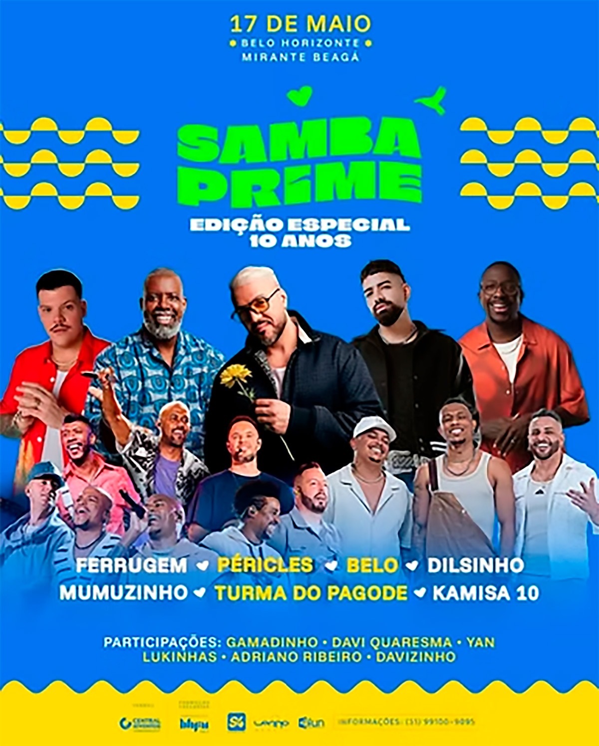 Samba Prime celebra 10 anos com edição especial em maio | O Tempo Betim